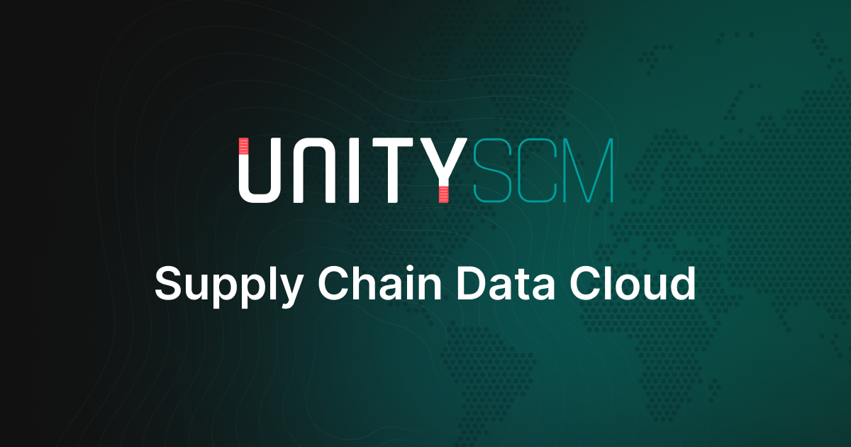 Unity SCM | Remix your Supply Chain with Data Versatility